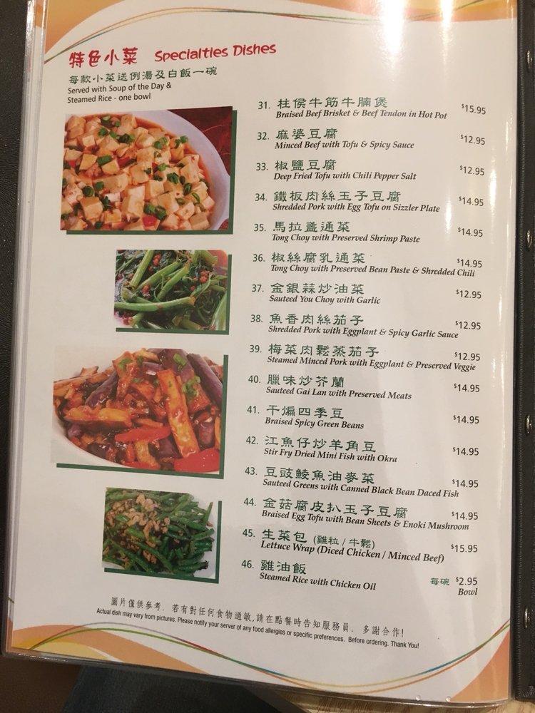 Carta de Van. Tea Cafe, Vancouver