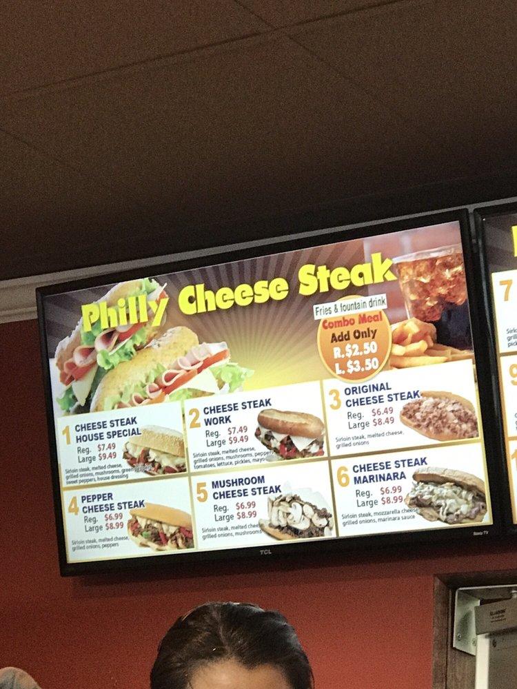 Menu at Chester's Philly Grill restaurant, Aurora, S Chambers Rd