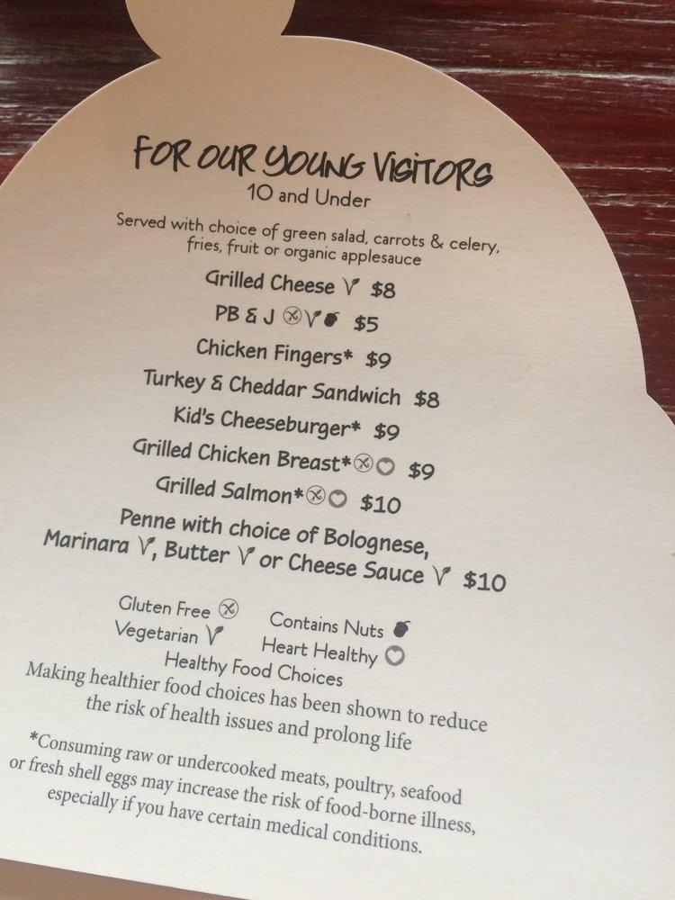 Carta del restaurante Red Tail Grill, Park City