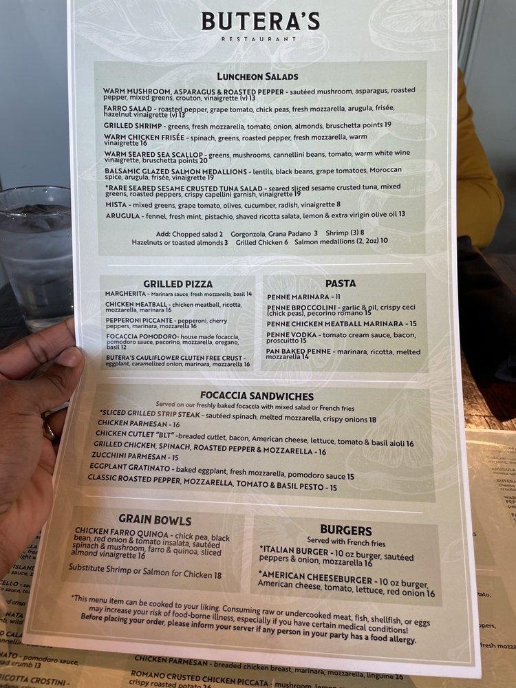 Menu at Butera's - Bay Shore pub & bar, Bay Shore