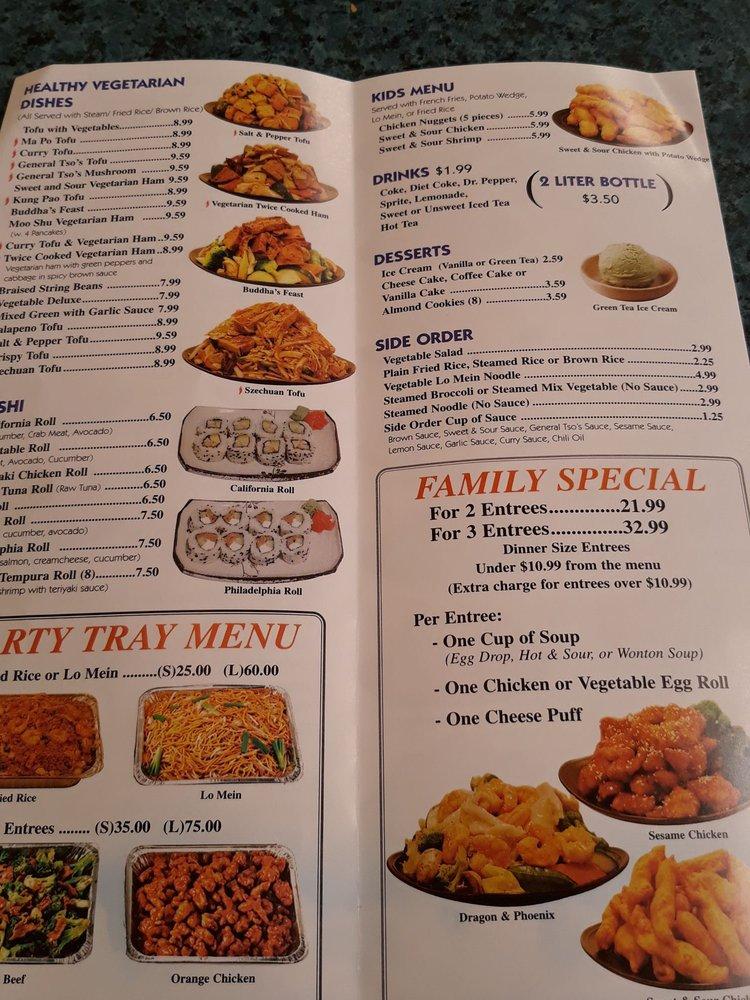 Menu at China Fang Restaurant, Murphy, 170 E