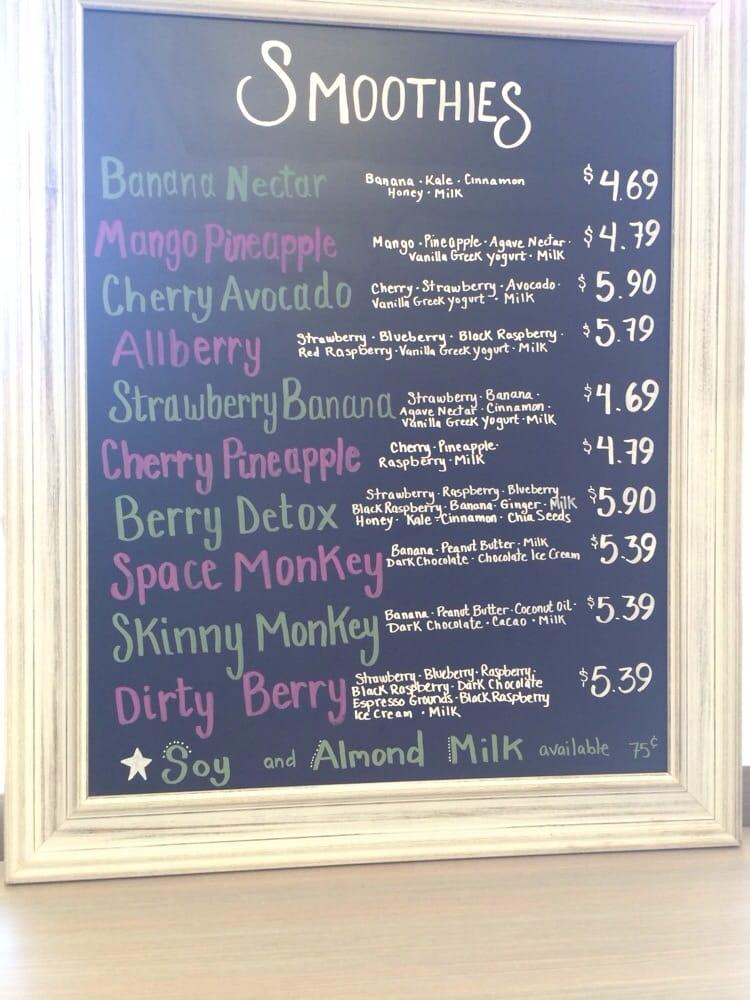 Menu at Frobie's Cafe, Dracut