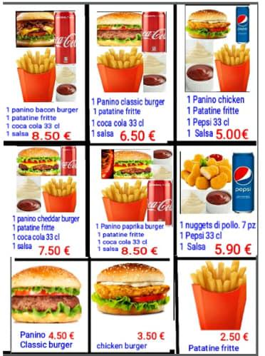 Menu da Ristorante Caffetteria 5 Sensi, Milano