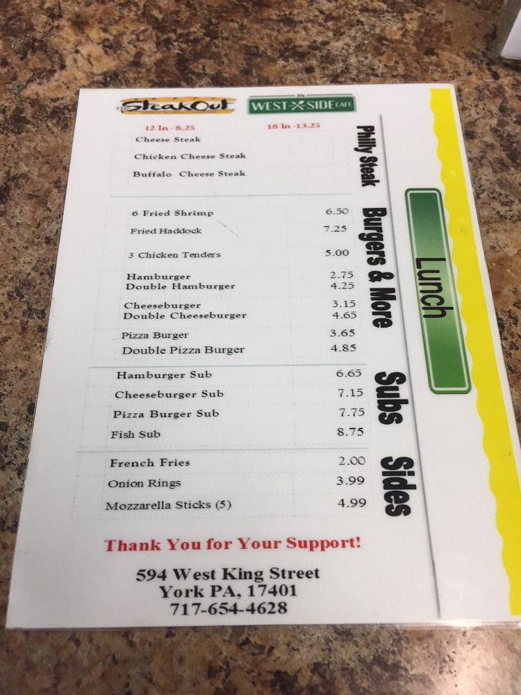 Menu at Home Of The REAL Philly (East York) restaurant, York, E ...