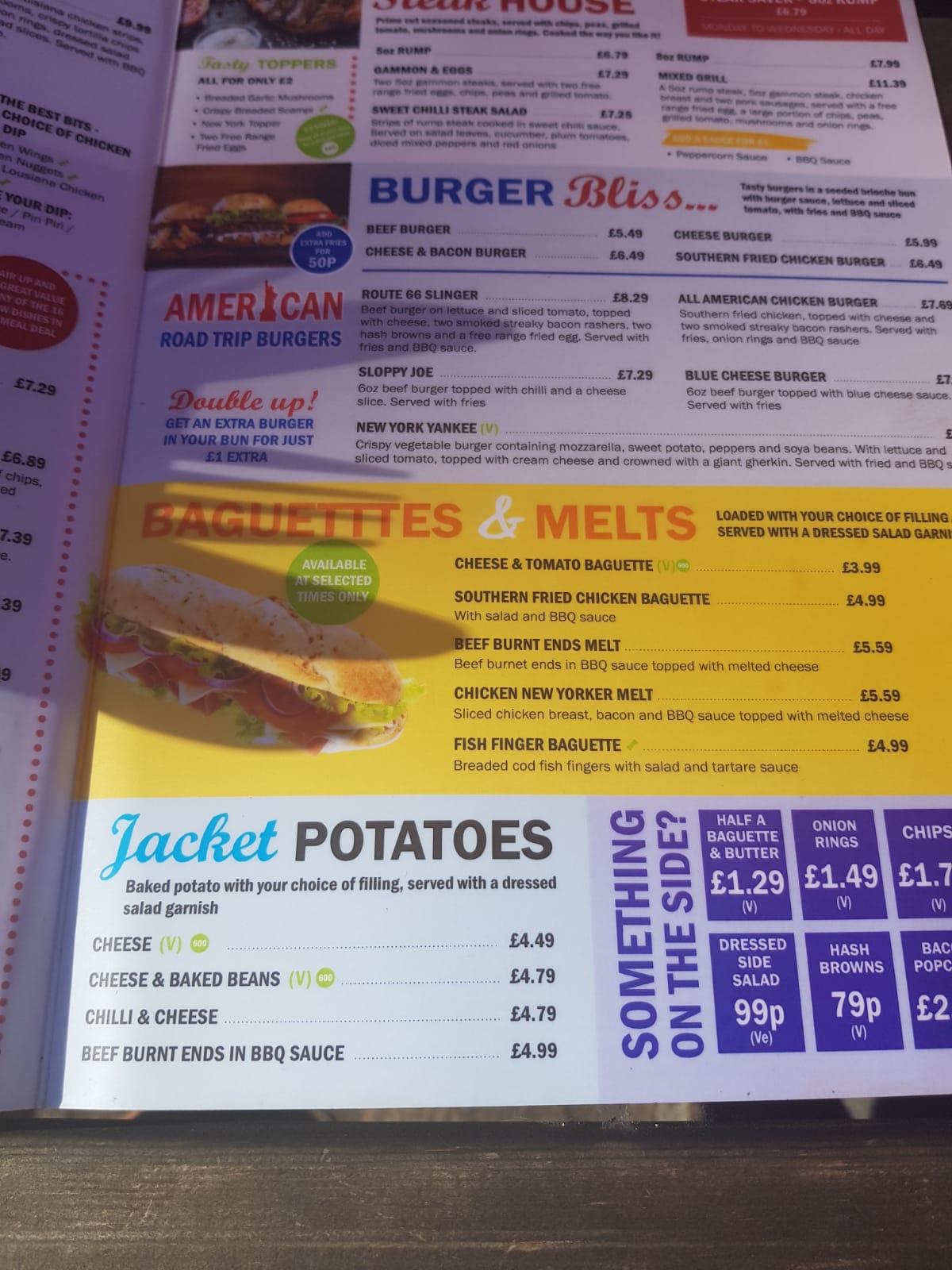 Menu at The Woodlands pub & bar, Warrington, 53 Highfield Ave