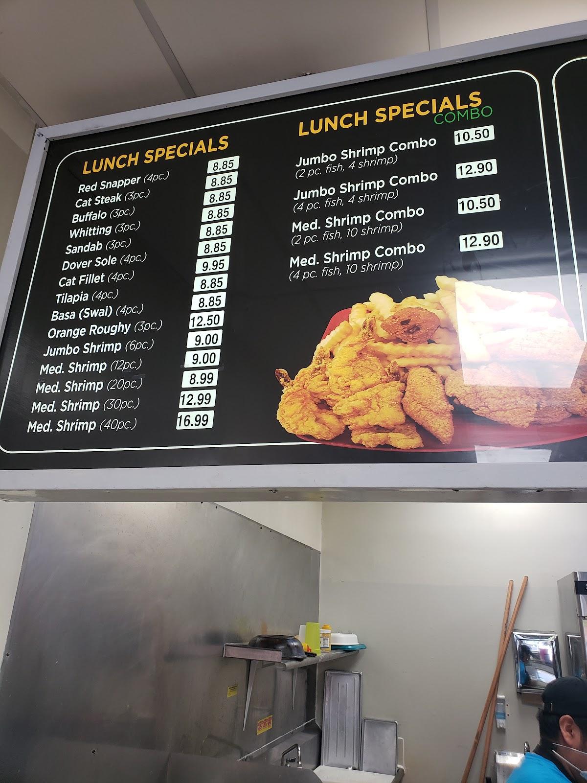 Menu at La Brea Seafood restaurant, Inglewood