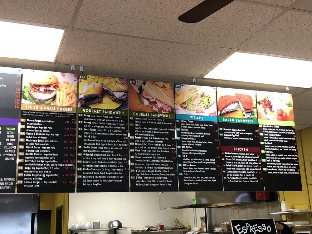 Menu at G Food Mart Deli restaurant, Kirkland