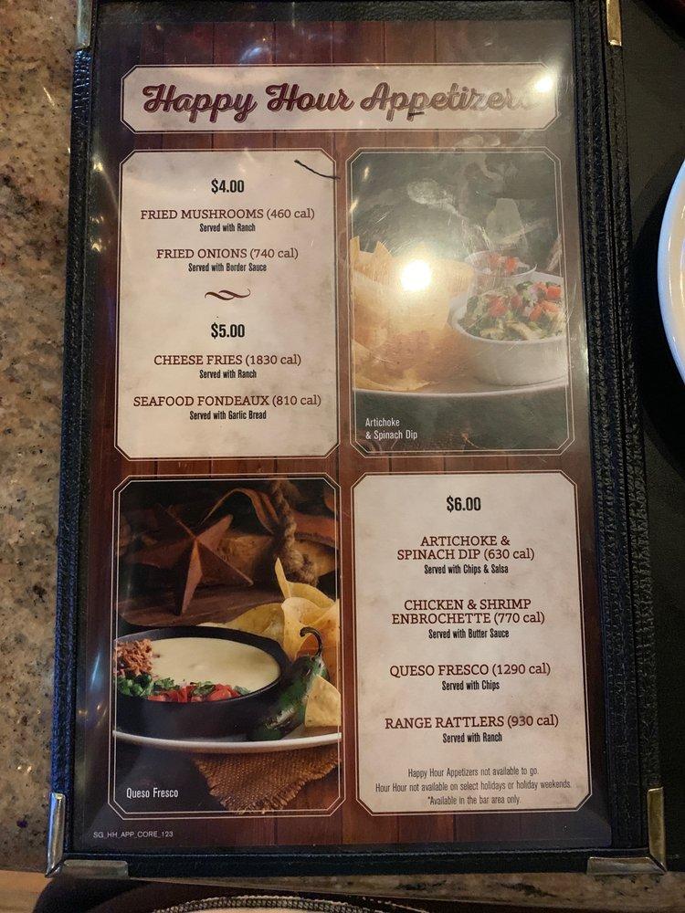 Menu at Saltgrass Steak House steakhouse, Covington