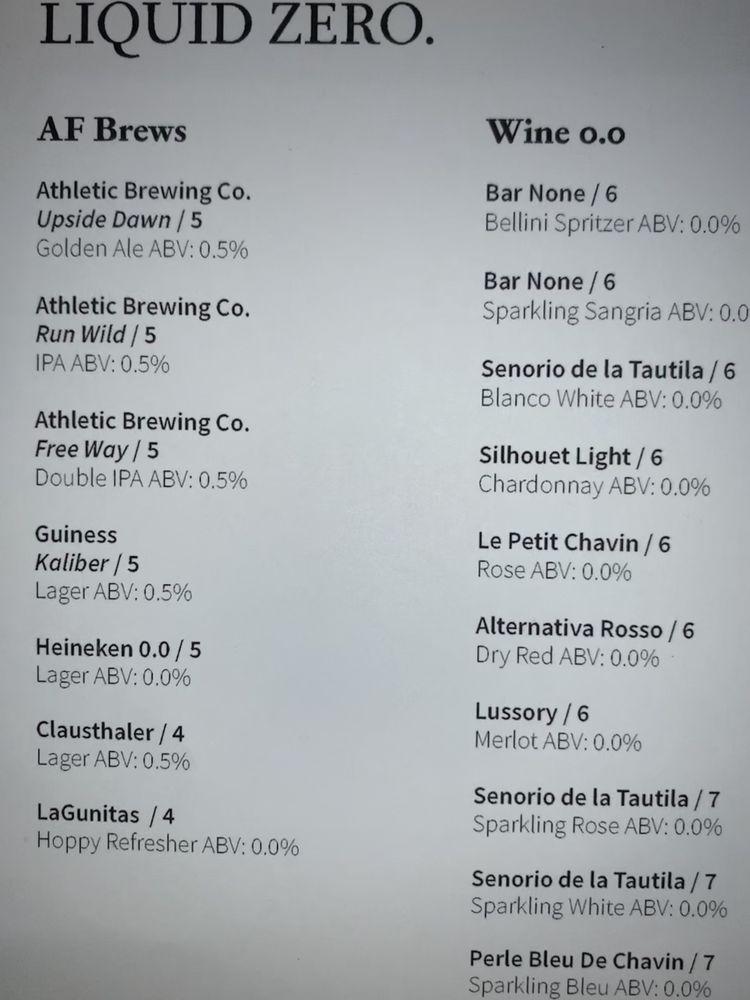 Menu at Heist + Co pub & bar, Harrison
