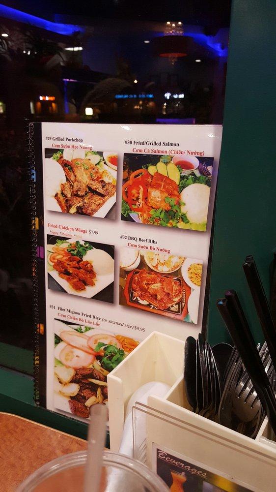 Menu at Blooming Vietnamese Cuisine restaurant, Cerritos