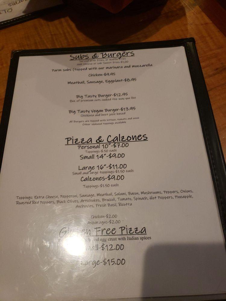 Menu at The Hill restaurant, Castleton-on-Hudson