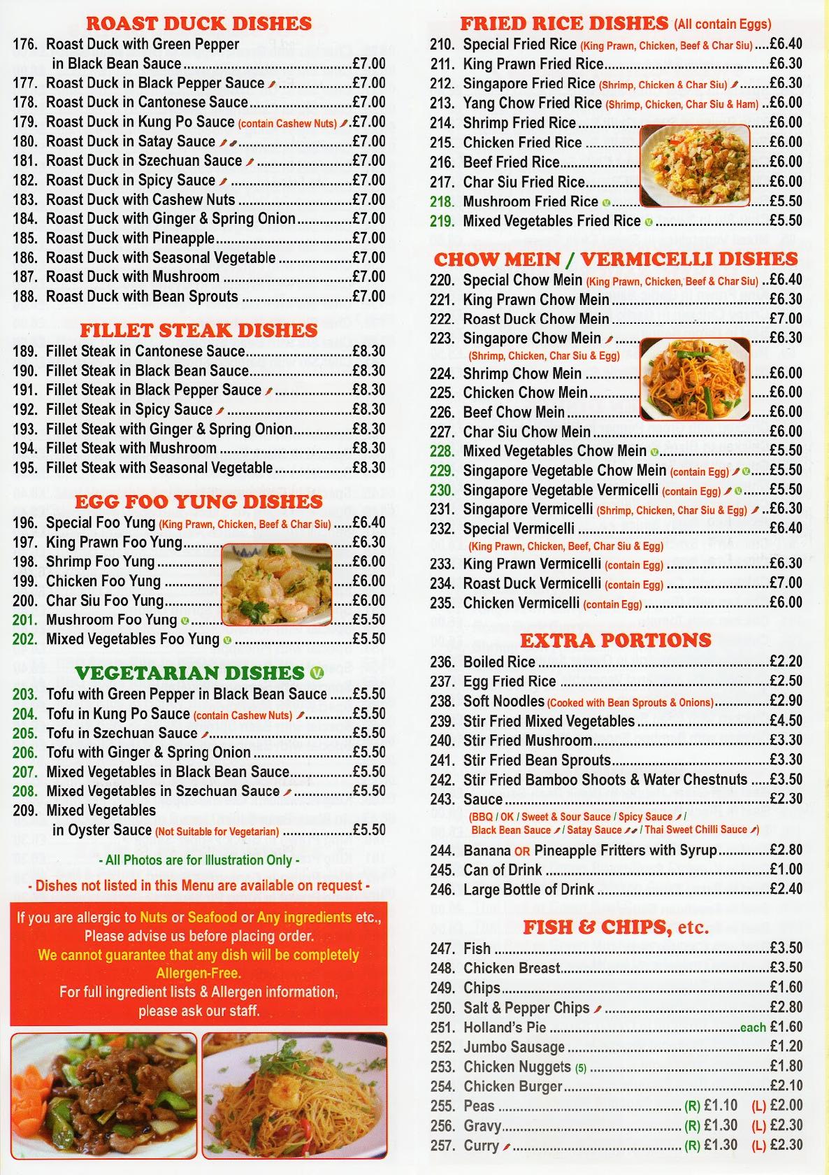 Menu at The Welcome restaurant, Ashton-under-Lyne