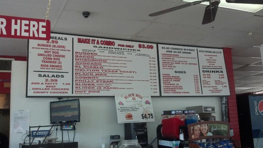 Menu at Black Meg 43 restaurant, Killeen, E Rancier Ave #3731