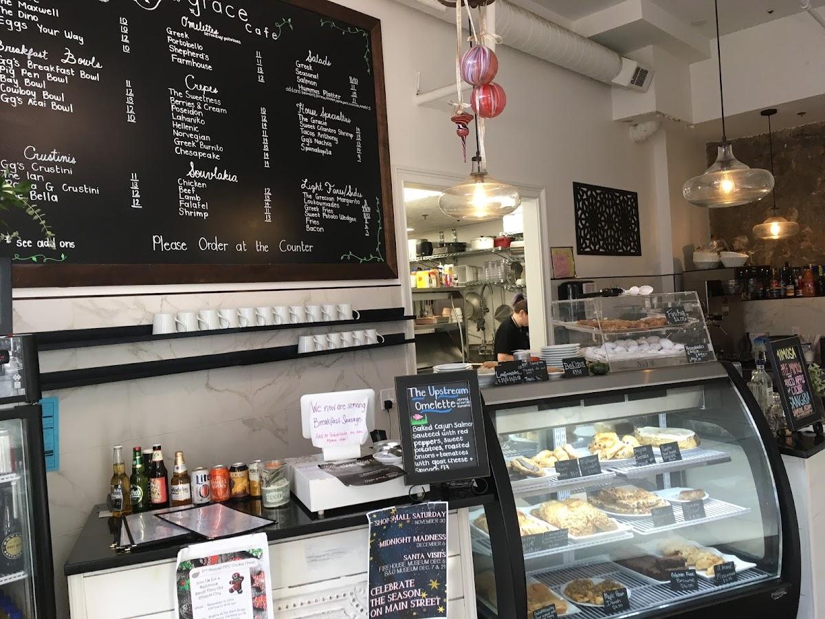 Carta de Georgia Grace Cafe (Gg's Cafe), Ellicott City