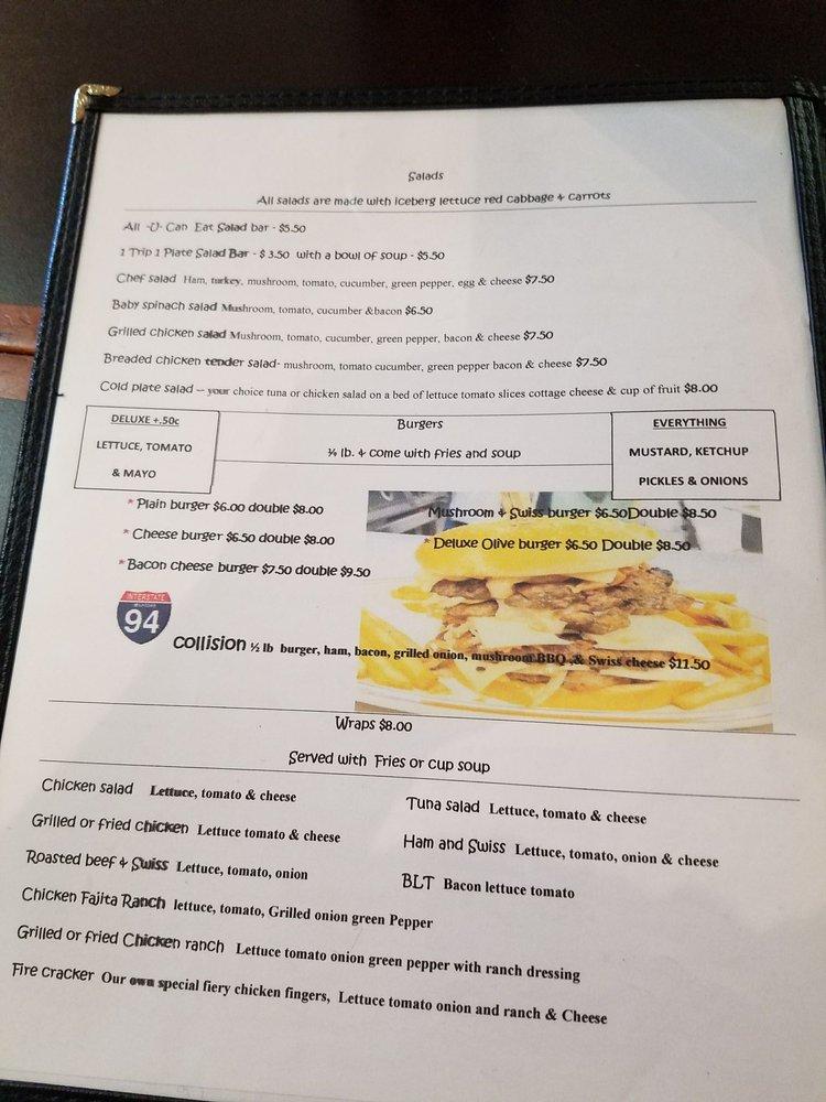 Menu at Lydia's Down Home Cooking restaurant, Bridgman