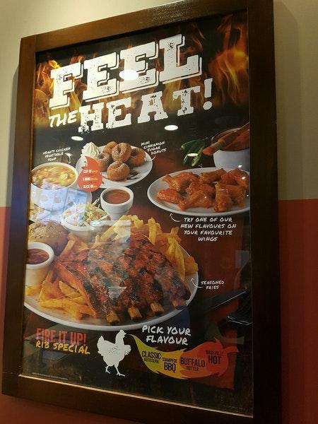Menu at Swiss Chalet restaurant, Halifax, Kempt Rd