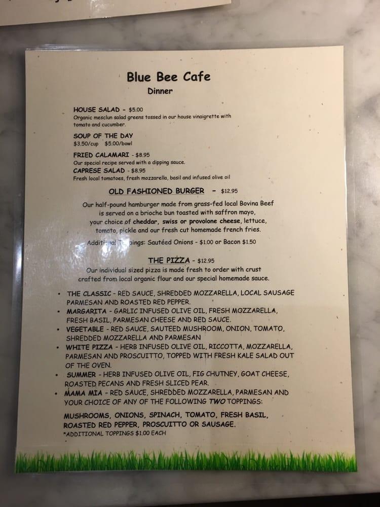Menu at Blue Bee Cafe, Delhi