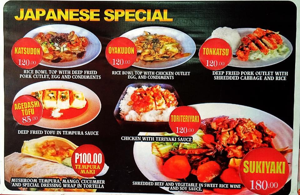 Menu at Baste Restaurant by Chef Joel Sebastian, Olongapo
