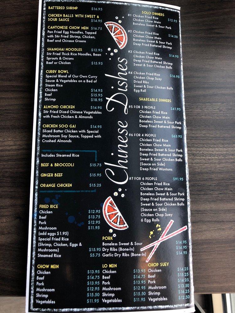 Menu at The Diner restaurant, Lloydminster