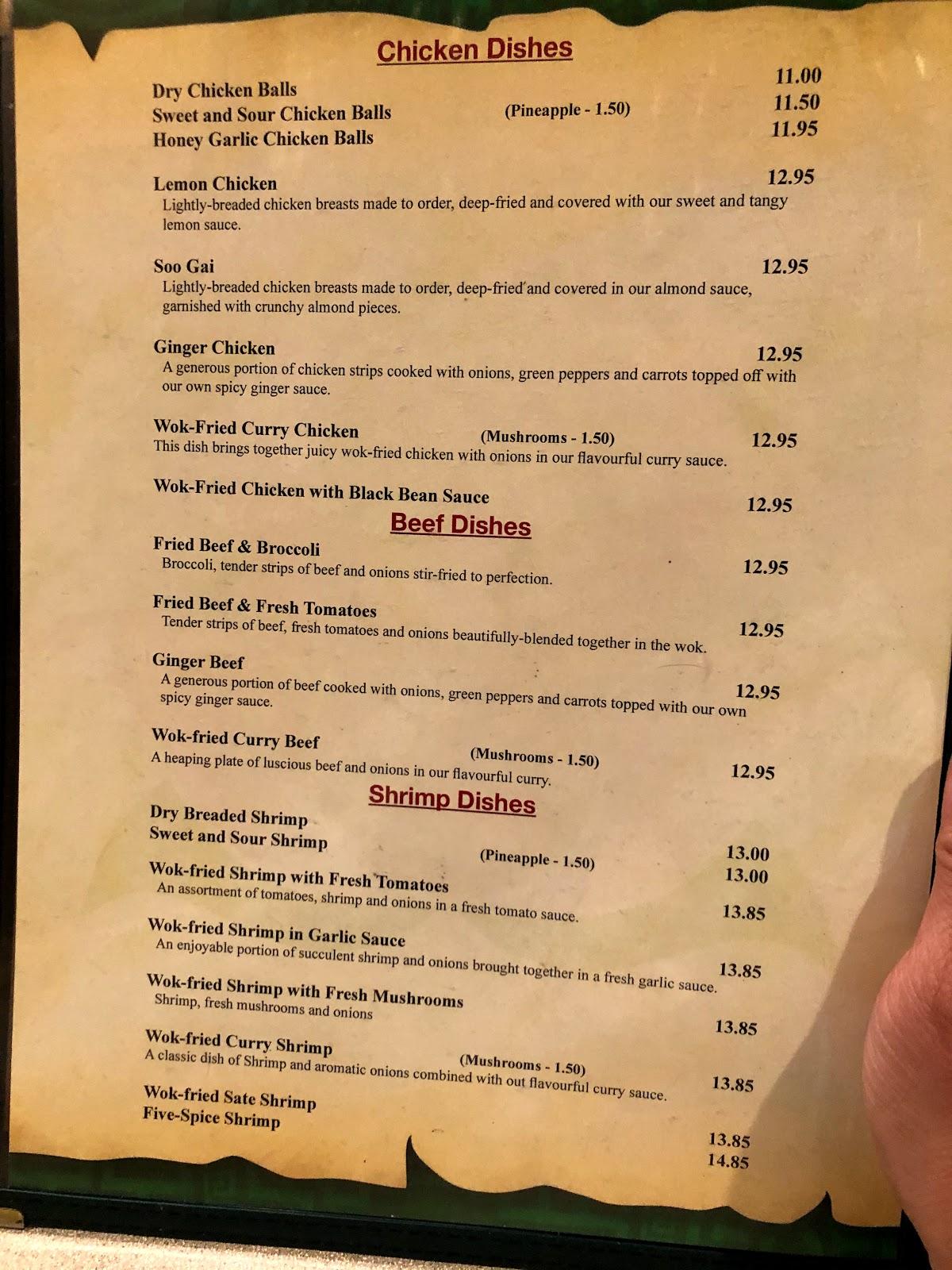 Menu at Club Cafe, Russell