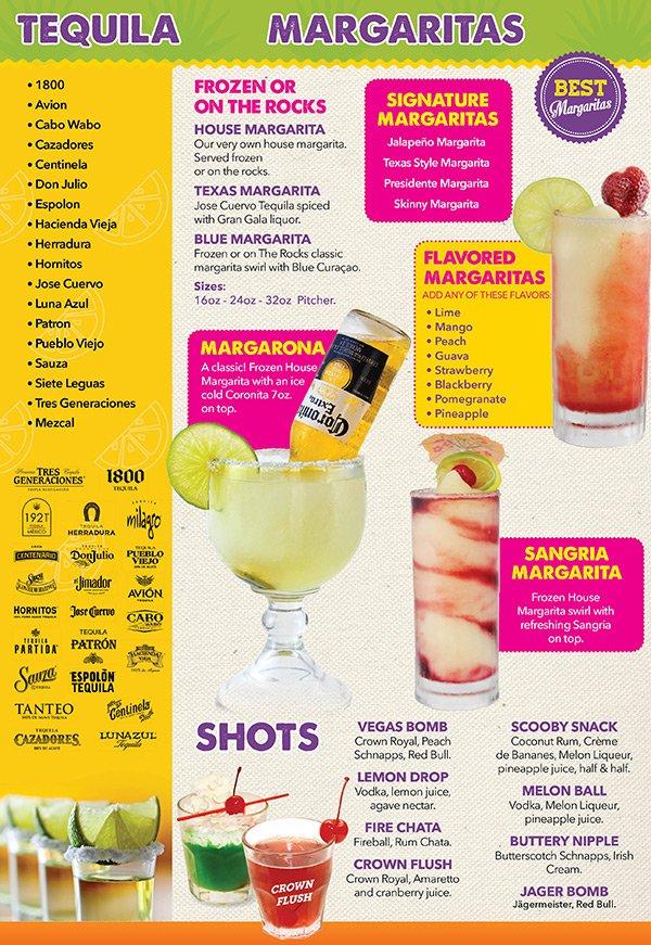 Menu at Señor Tequila Grill & Bar, Winder