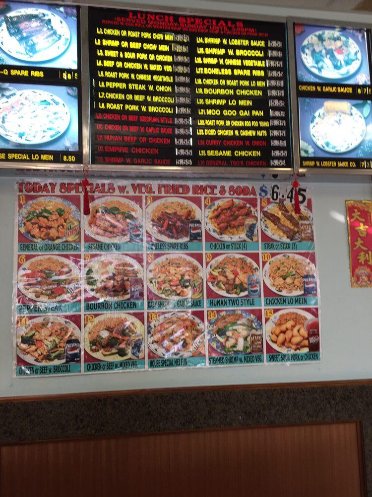 Menu at Han Xing Chinese food restaurant, Virginia Beach