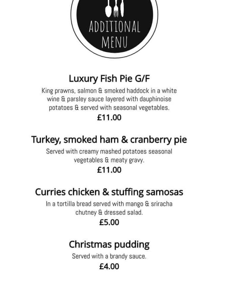 Menu at Butchers Arms pub & bar, Southam