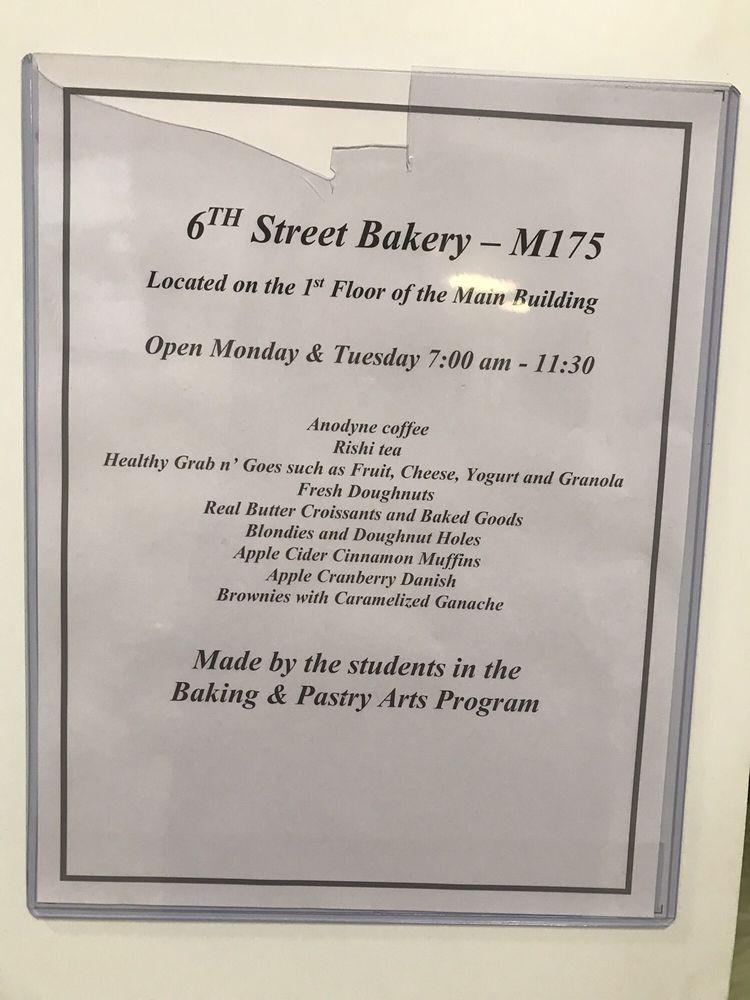 Menu at 6th Street Cafe, Milwaukee