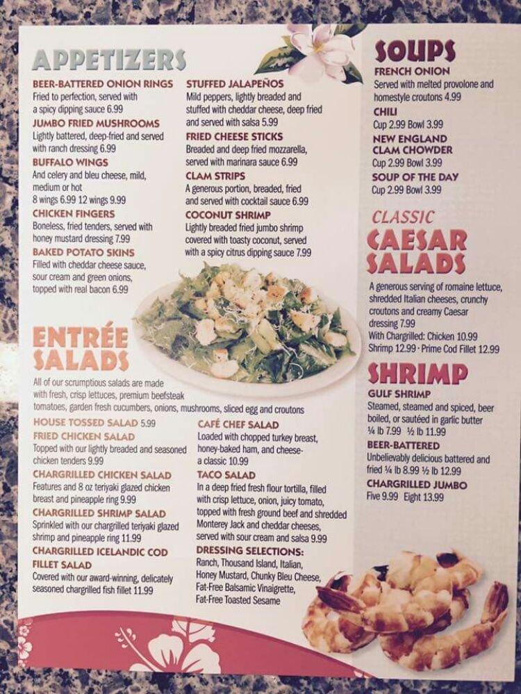 Menu at Cafe 776, Englewood