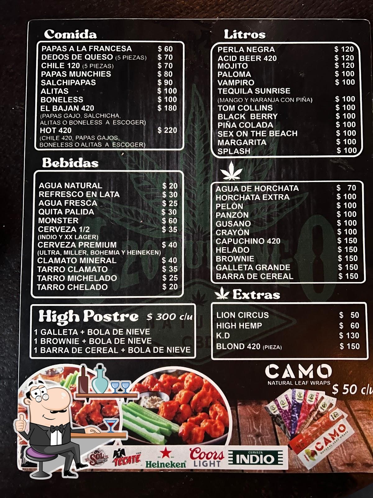 420 durango, Durango - Menú del restaurante, precios y reseñas