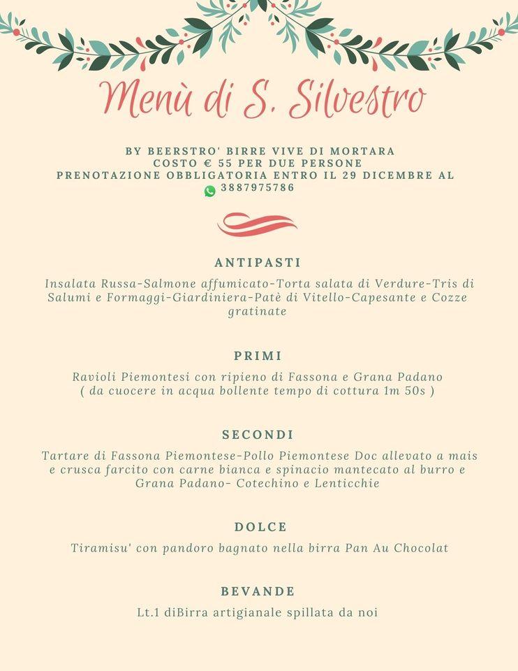 Menu at Birre Vive pub & bar, Mortara