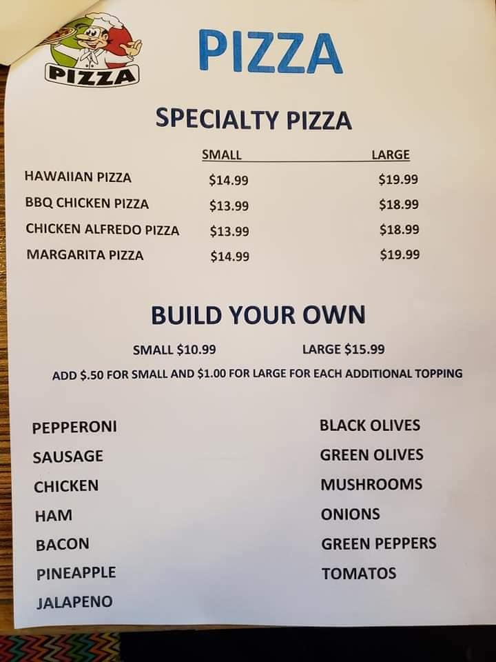 Menu at The Cove Lakeside Restaurant, USA, 14A158