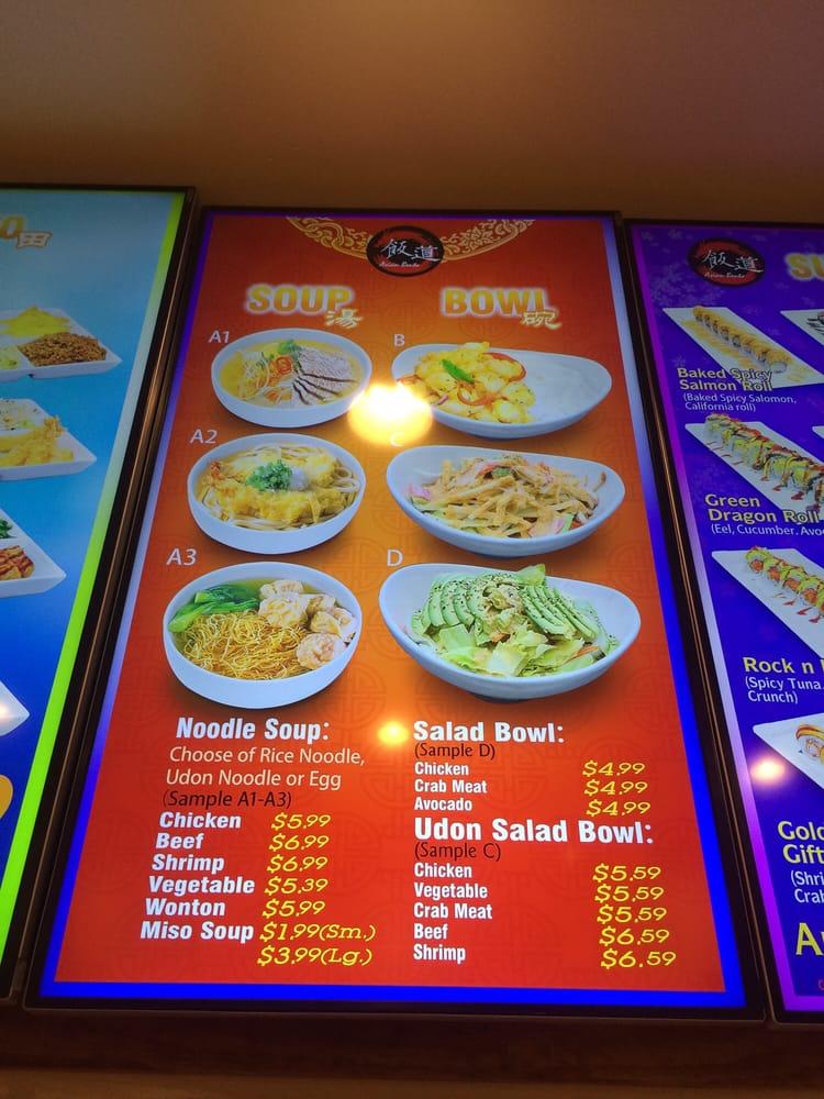 Menu at Asian Bento Cafe, King of Prussia
