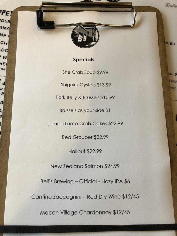 Menu at The Alley on Main pub & bar, Murfreesboro