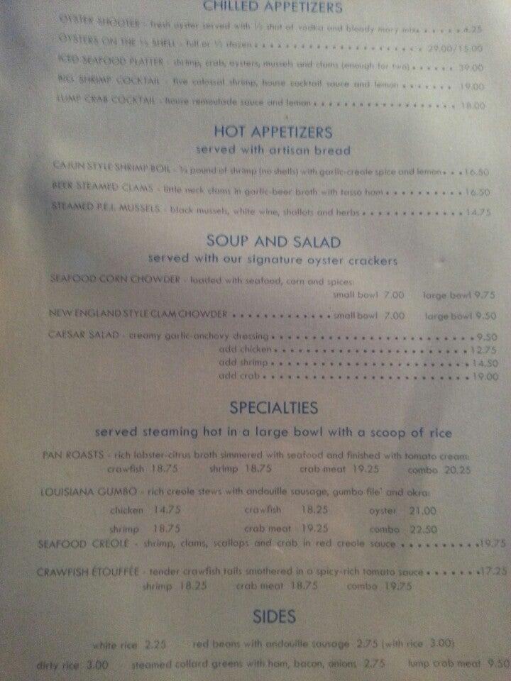 Menu at Talking Stick Resort restaurant, Scottsdale, Talking Stick Way