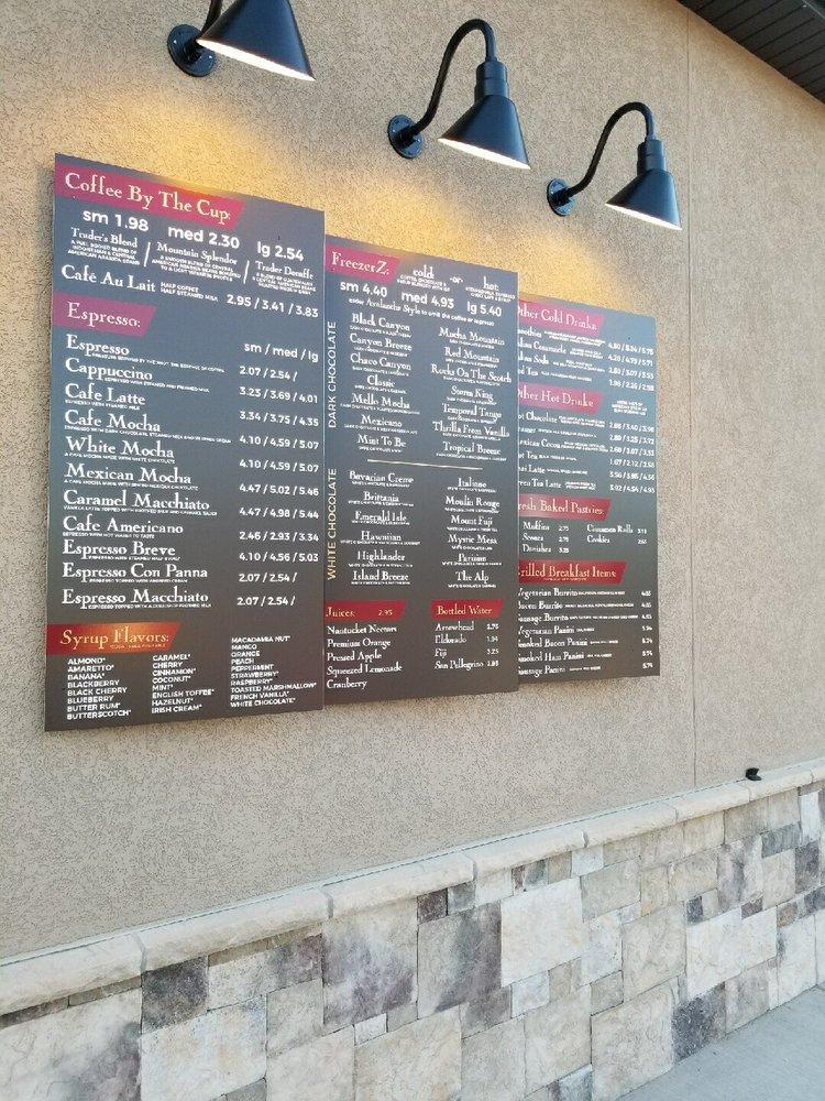 Menu at Coffee Trader, Montrose, 211 S 5th St