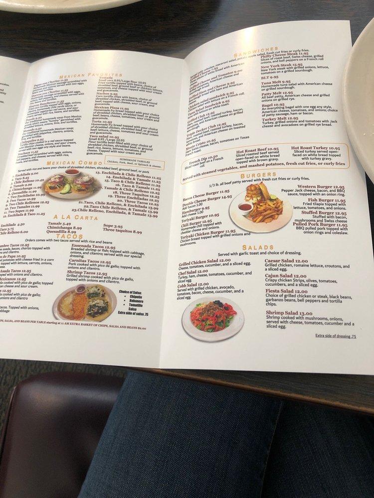 Menu at Lucio’s restaurant, Quincy, 875 E Main St