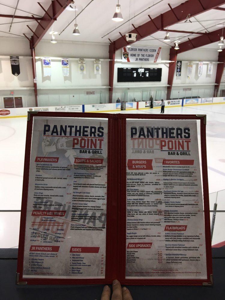 Menu at Panthers Point Bar & Grill, Coral Springs