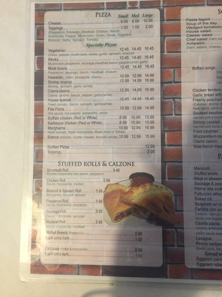 Menu at Spiga Restaurant & Pizzeria, Plymouth