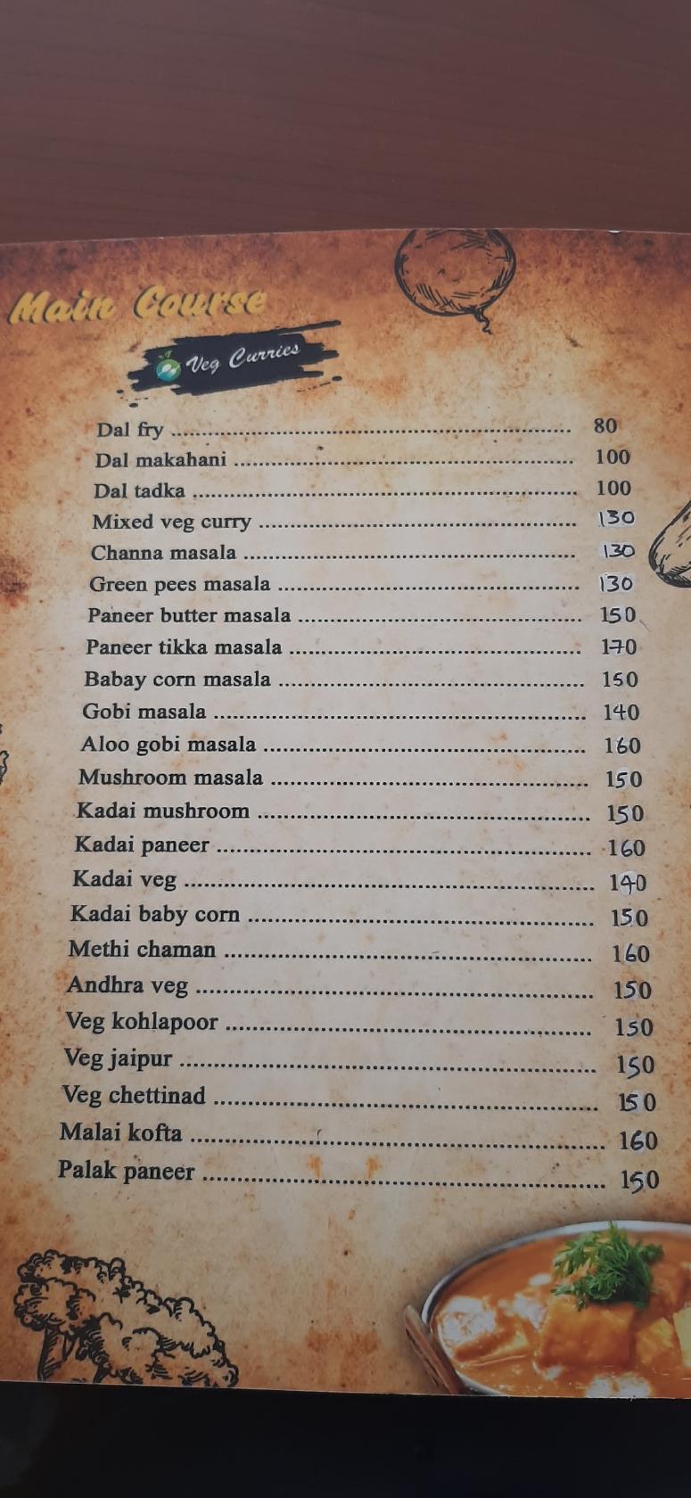 Menu at The Highway kitchen, Kasimkota