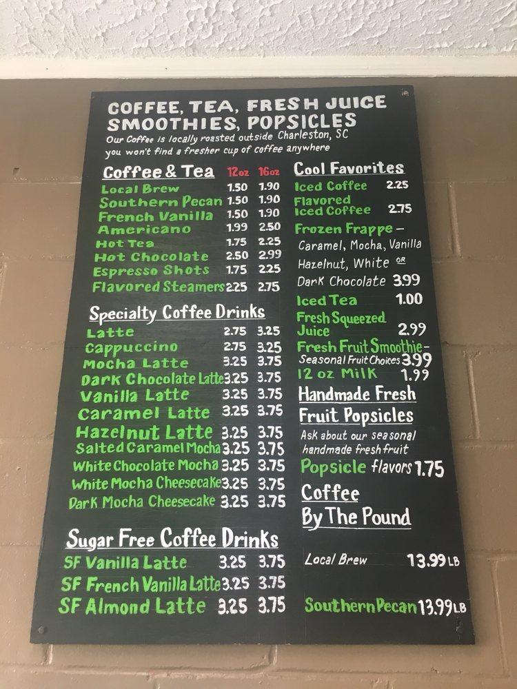 Menu at The Grind restaurant, Loris