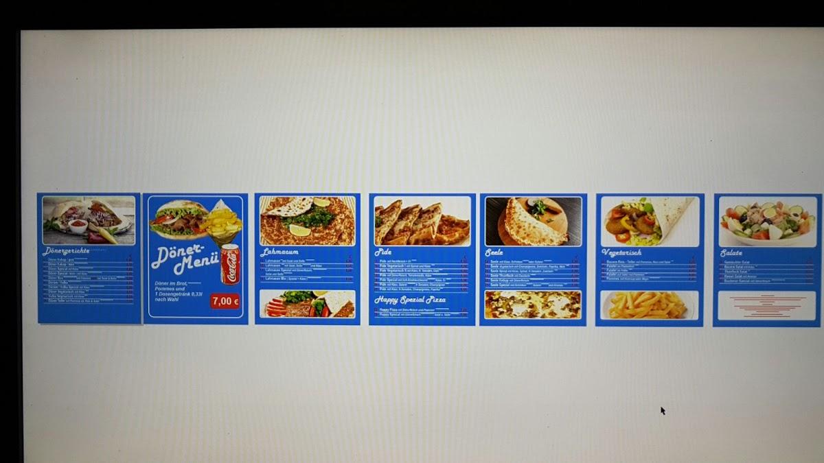 Menu at Happy Kebab Haus, Buchen