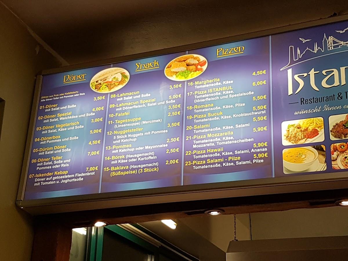 Menu at Antalya Restaurant, Schweinfurt