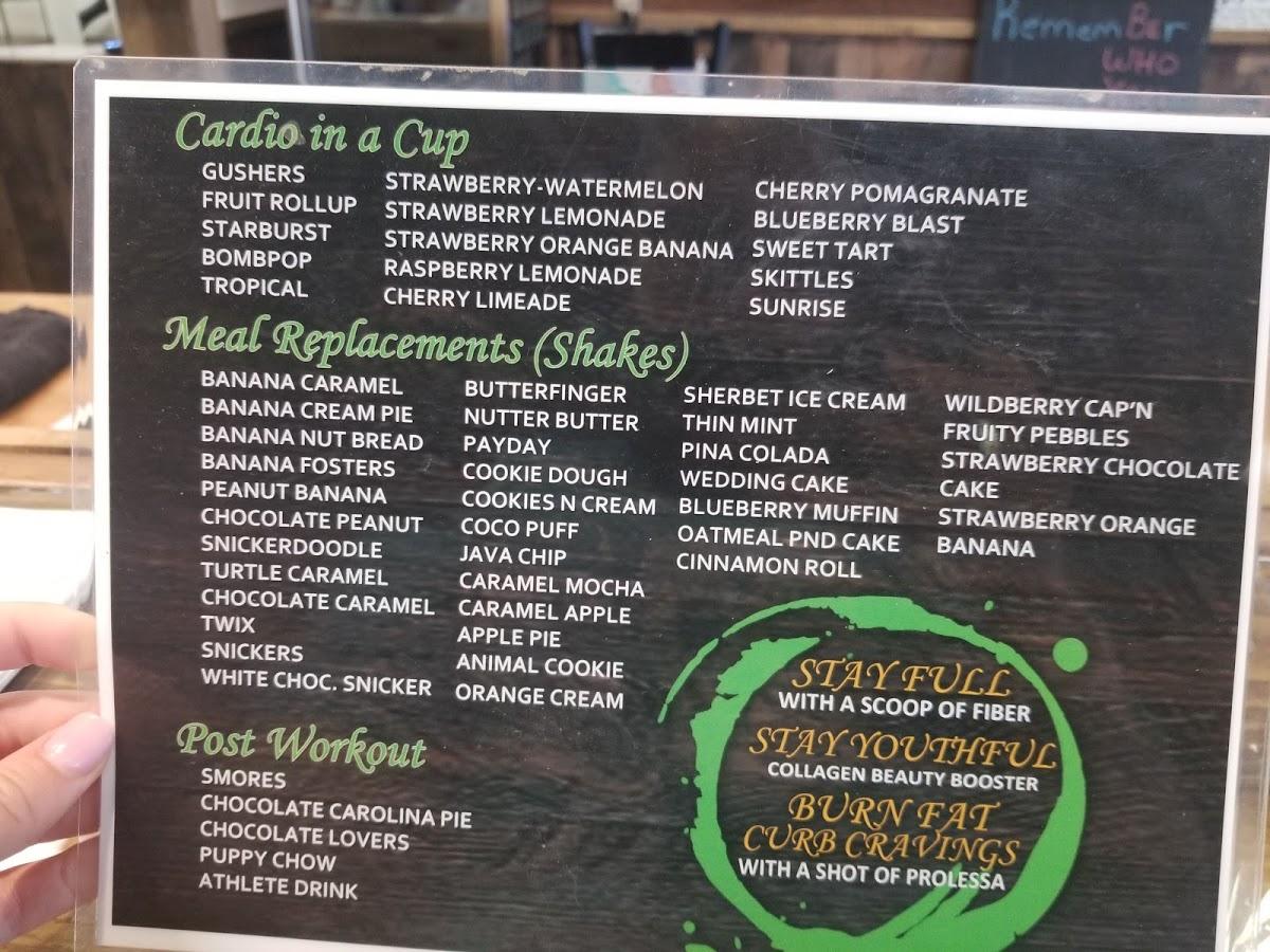 Menu at The Healthy Edge pub & bar, Springfield