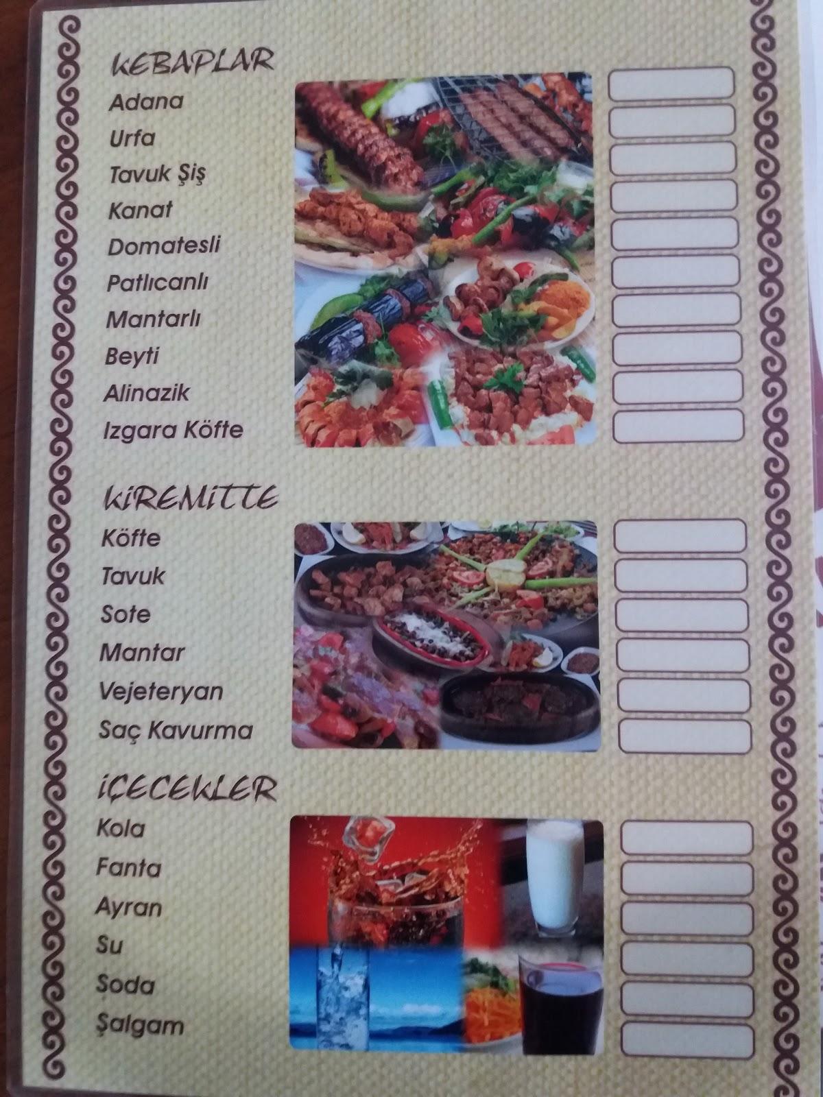 Menu at DUMAN 49 PİDE KEBAP PİZZA DÖNER, Gölbaşı