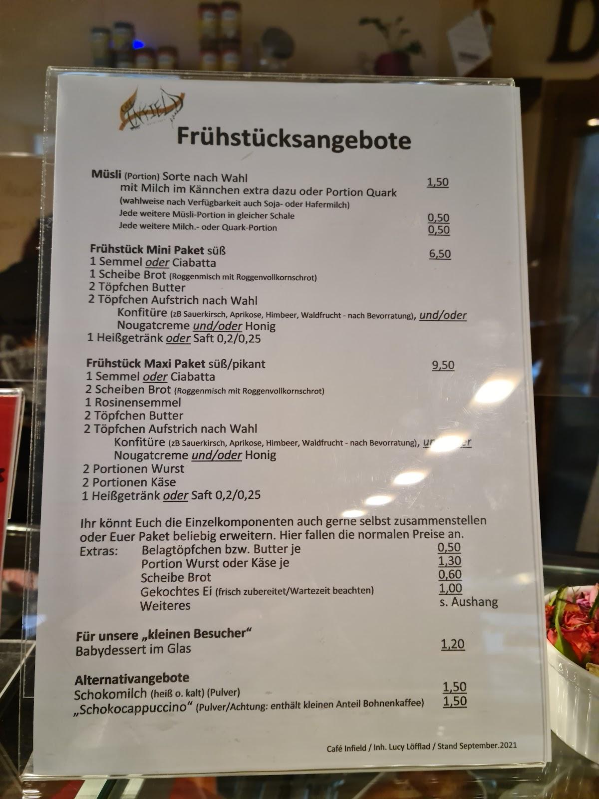 Carta de Café Infield, Nördlingen