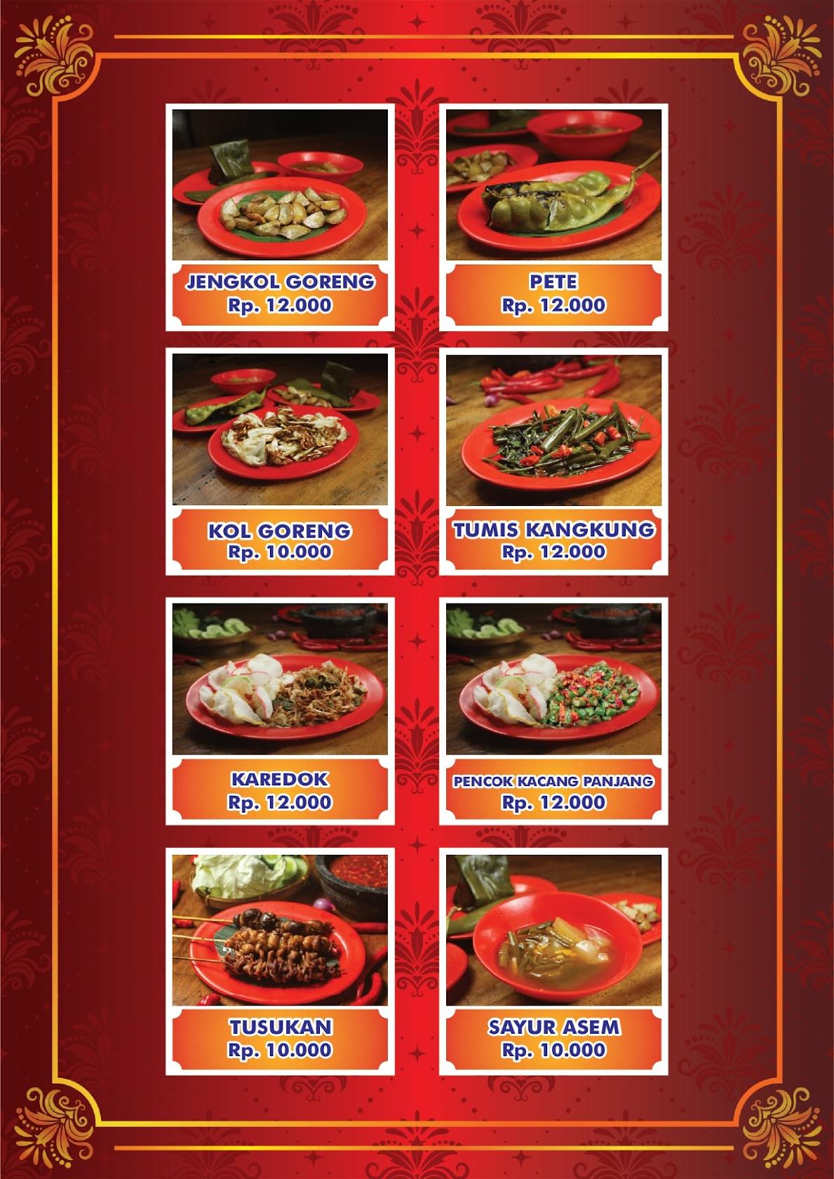 Menu at Ayam Bakar Neng Katineung restaurant, Purwakarta, Gg. Aster III ...
