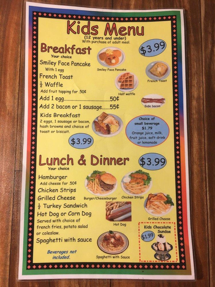 Menu at Peach Tree Restaurant, Marysville