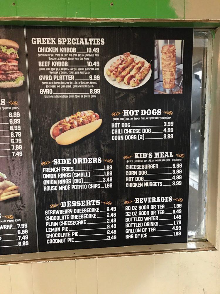 Menu at Texas Flaming Grill restaurant, Abilene, 549 Ambler Ave