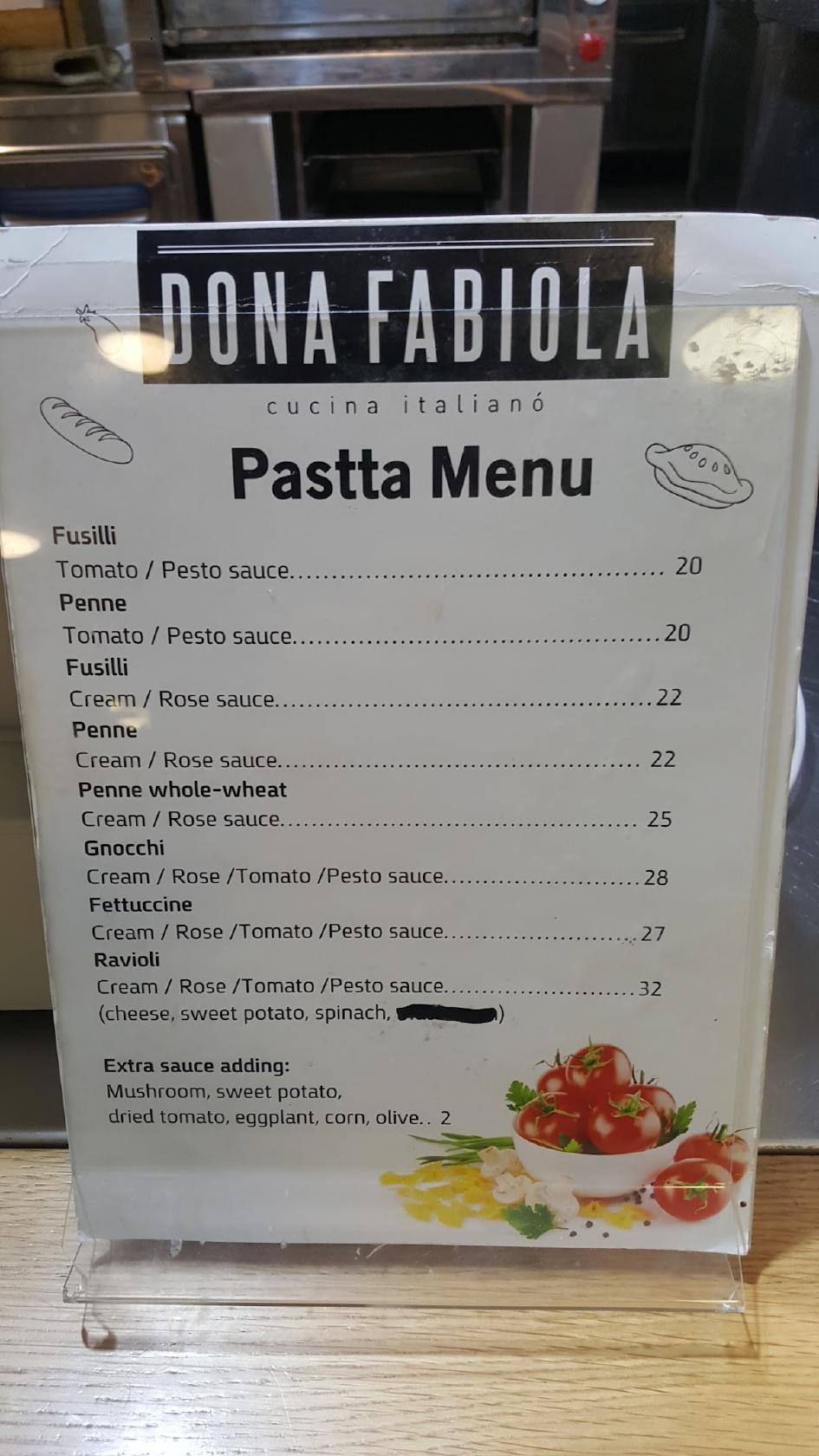 Speisekarte von Dona Fabiola - הקפיטריה בביה"ס להנדסה גבעת רם cafeteria ...